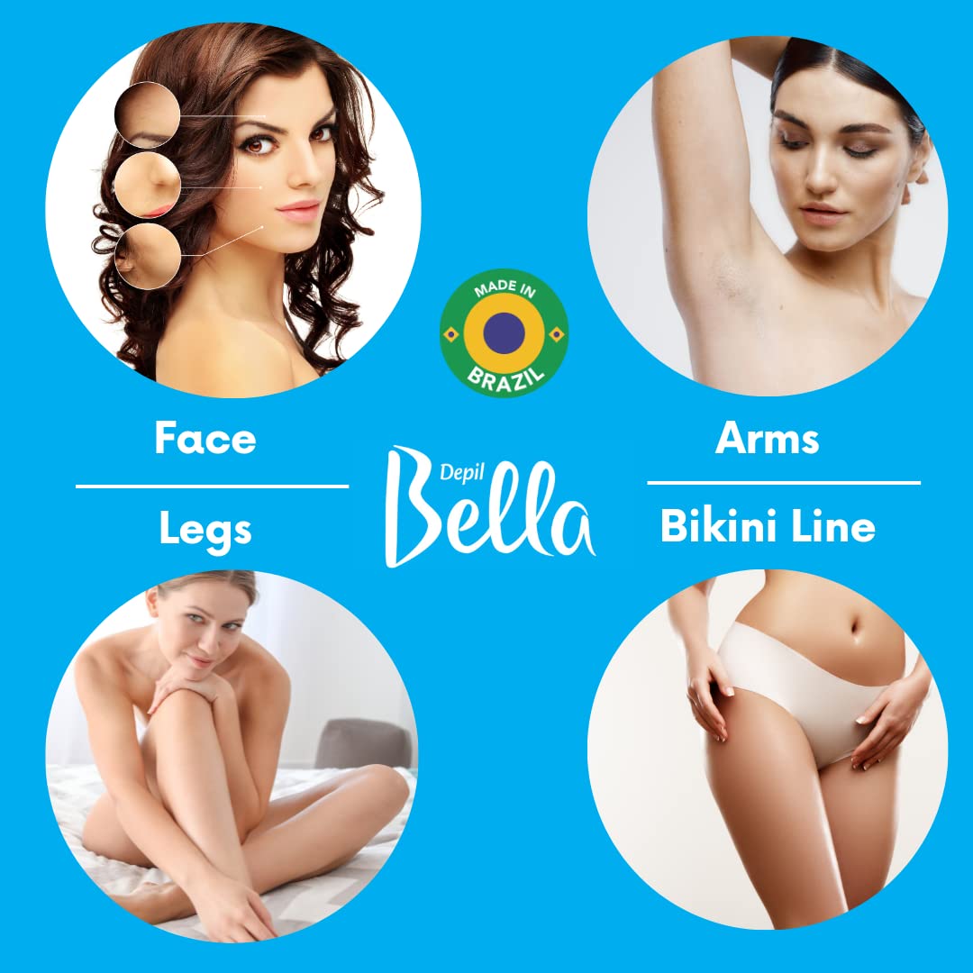 Depil Bella Skin Care Products, Two Pack, Pre Waxing Astringent Lotion (500 ml), Post Waxing - Oil Moisturizing Remover (500 ml).