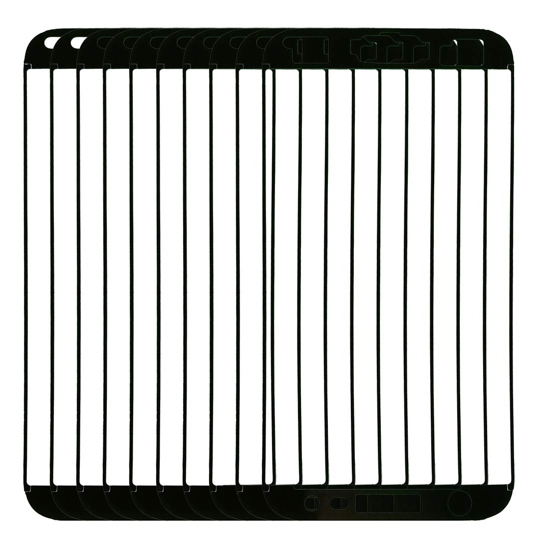 10pcs Front Housing Adhesive for Galaxy J3 (2017), J3 Pro (2017), J330F/DS, J330G/DS