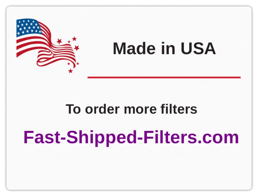 3-16x25 SolaceAir Air Cleaner Replacement Filters White Actual Filter Size is 14.5 x 22.5 Fast-Shipped-Filters