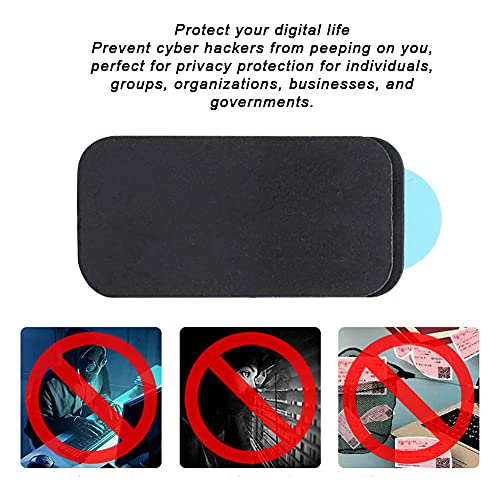 Ufolet Webcam Cover, Anti-peep Practical Security Computer Camera Cover for Laptops for Desktops for Tablets for Smartphones(Black)
