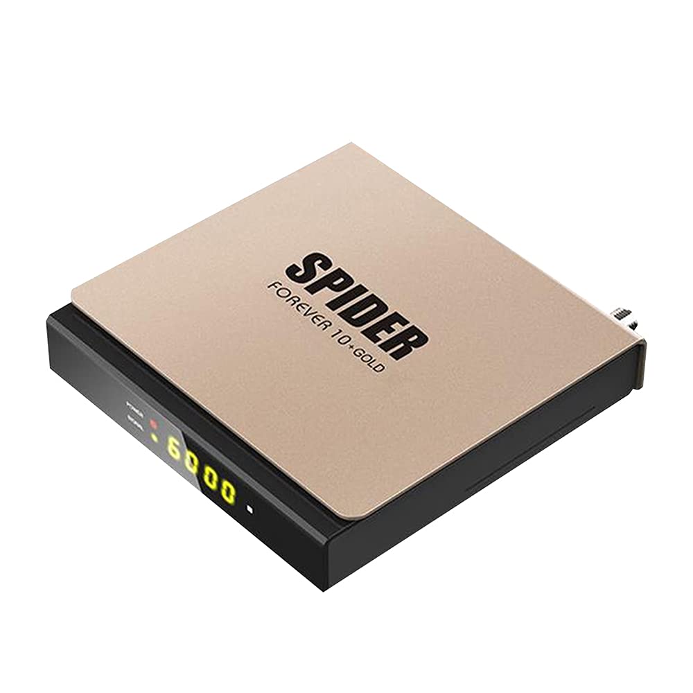 10 Years Spider Digital Satellite Receiver Subscription - Forever 10 WiFi, for All Channels ( Spider Receiver Forever 10 )