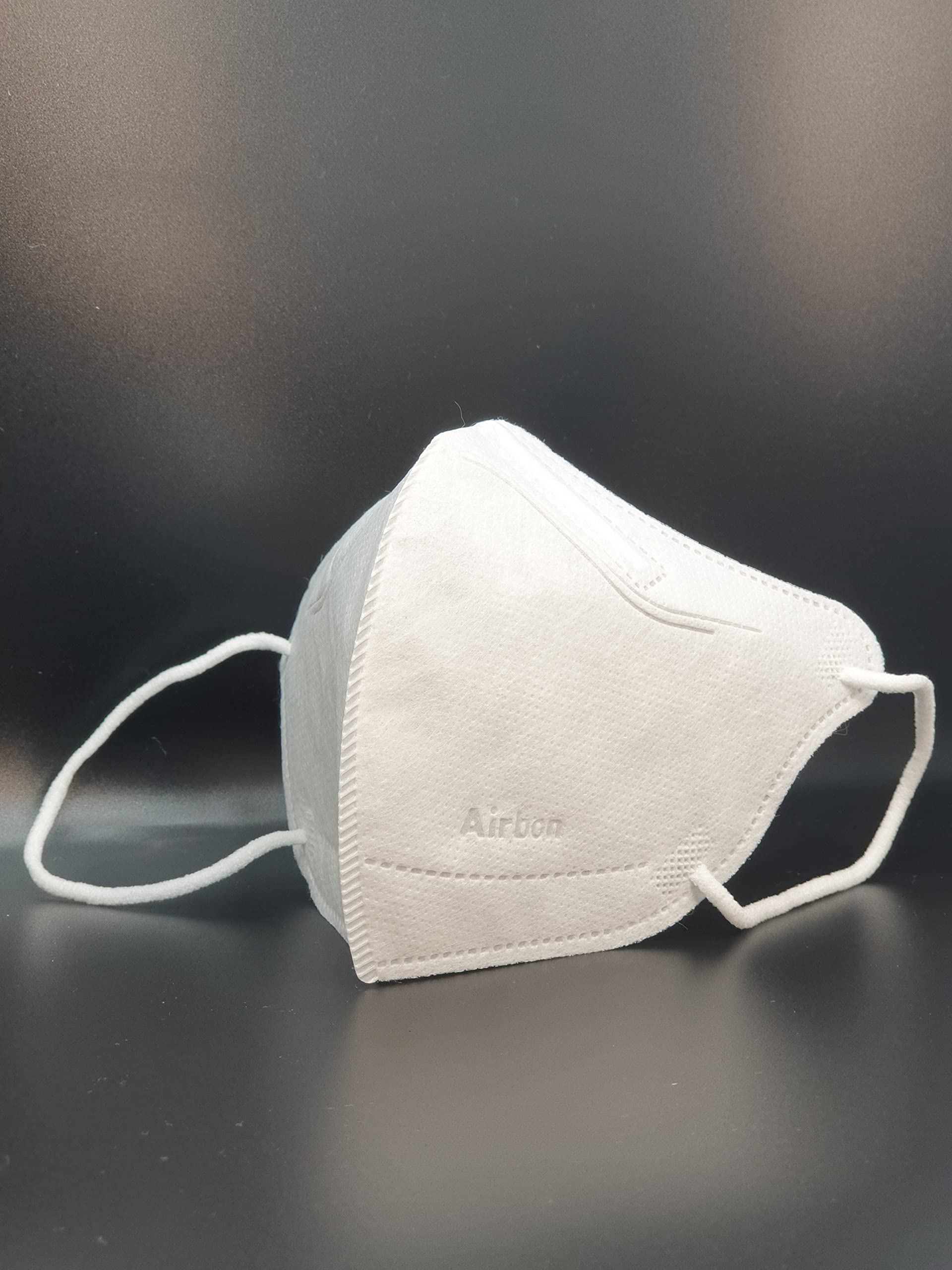 10Pcs AIRQUEEN Korean Nanofiber Filter Childern Mask for kids (White)