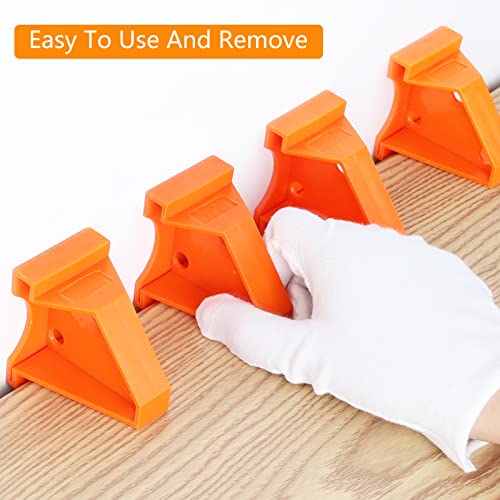 30 Pieces Flooring Spacers, Laminate Wood Flooring Tools Installation Kit with 1/4" & 1/2" Gap for Vinyl Plank, Laminate Wood, Hardwood & Floating Floor Installation