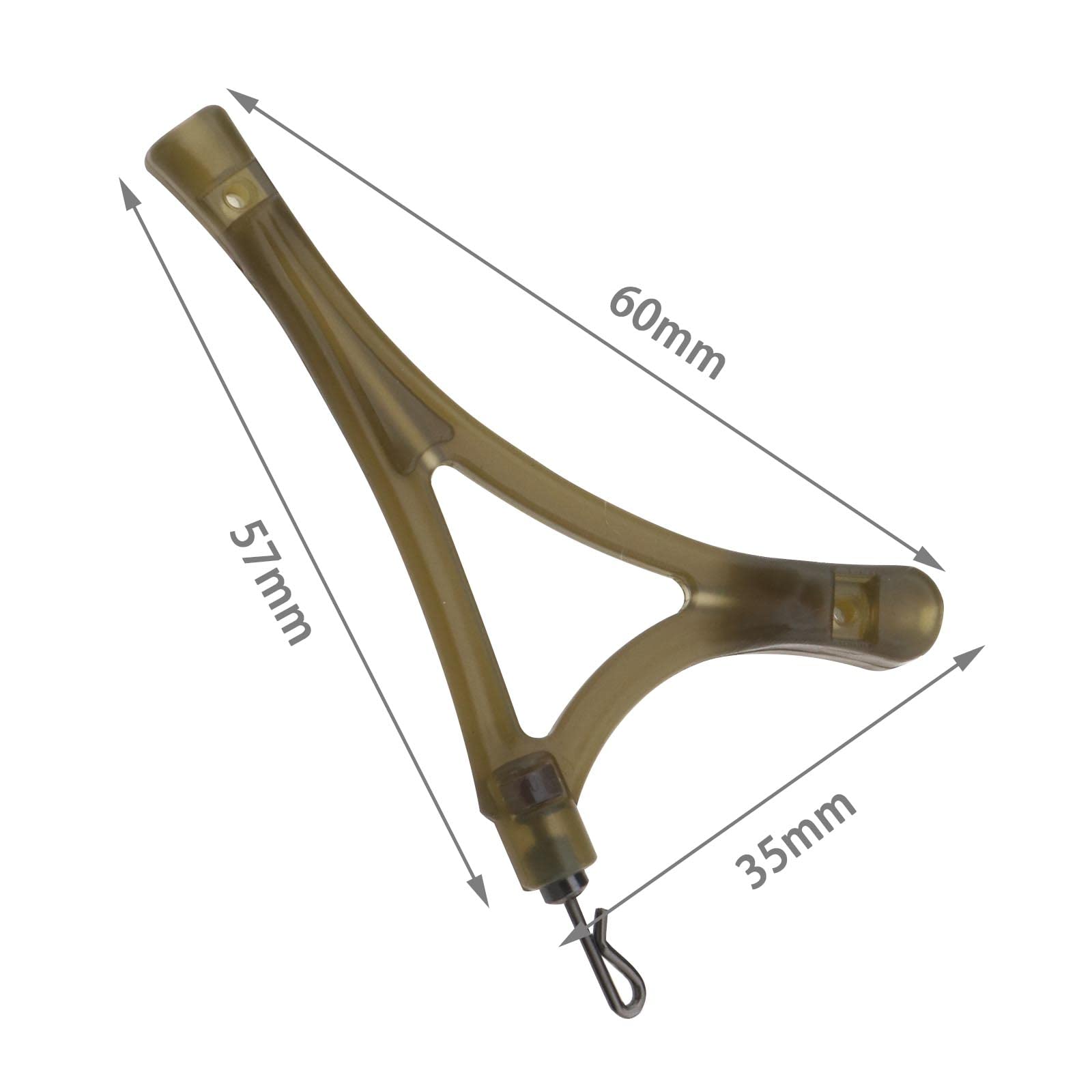 10PCS Anti Tangle Set Carp Fishing Rigs with Swivels Anti Knotting System Side Bend Rolling Swivel Fish Tackle Carp Rigs Tool Carp Fishing Accessories
