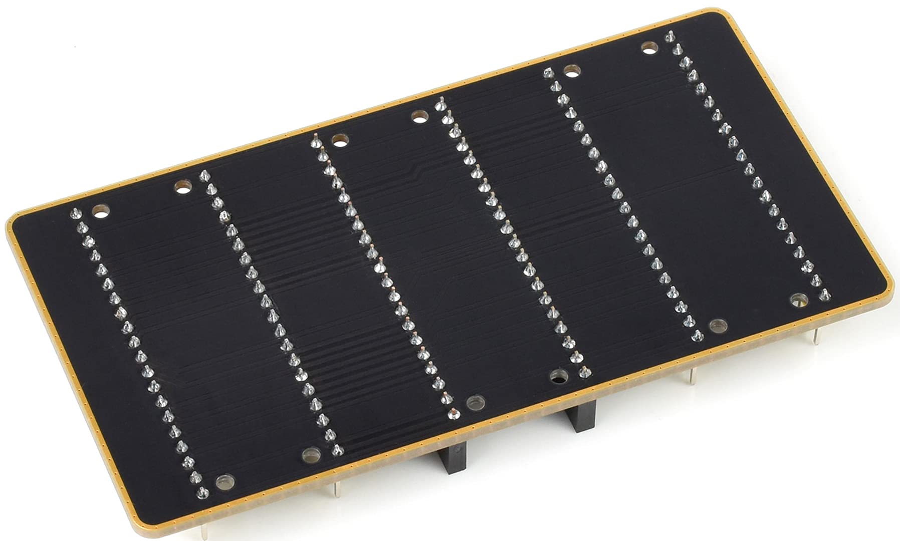 BFab Dual GPIO Expander for Raspberry Pi Pico,Two Sets of 2x20 Male Header for Connecting More Expansion Modules,Direct Attaching or Jumper Wires