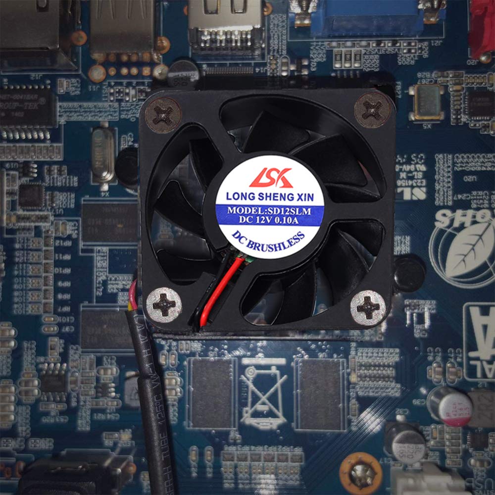 2 PCS Brushless Cooling Fan, Icstation DC Cooling Fan 50mm x 50mm x 10mm 5010 12V 2 Pin Fan 0.1A for 3D Printer Computer Case Fan