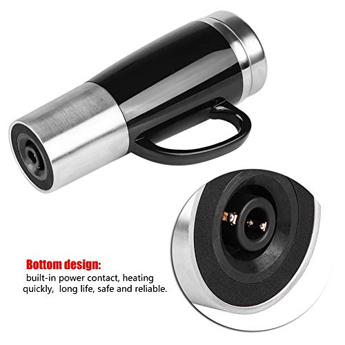 450ml Stainless Steel Electric Car Cup Travel Heating Mug, Keenso Electric Kettles Boiling Car Coffee Mug Heater with Cigarette Lighter(12V) Other Electrical Appliances