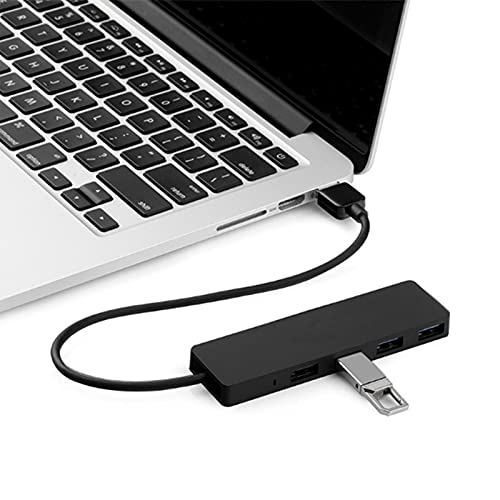 USB 3.0 Hub 4-Port Adapter Charger Data Super Speed for PC Mac Laptop Desktop