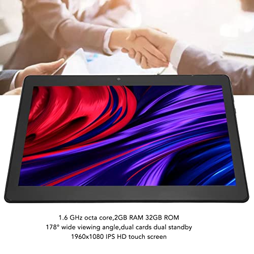 10 inch Touchscreen HD Tablet, 1960x1080 IPS WiFi Bluetooth GPS Octa Core Processor 32GB Storage Tablet Computer, Dual Card Dual Standby Dual Camera Front 2MP and Rear 5 MP Android 11 Tablets (US)