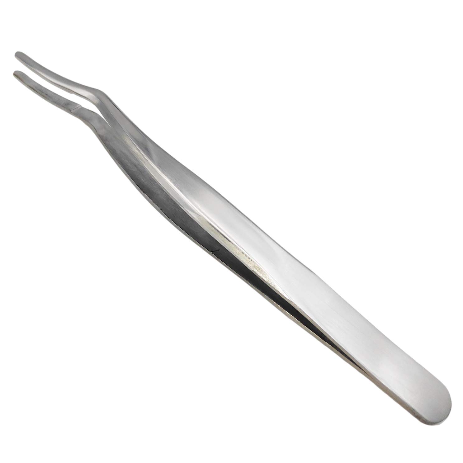 Eyelashes Applicator Tool Eyelash Extension Tweezers Remover Clip Tweezers Nipper (Black)