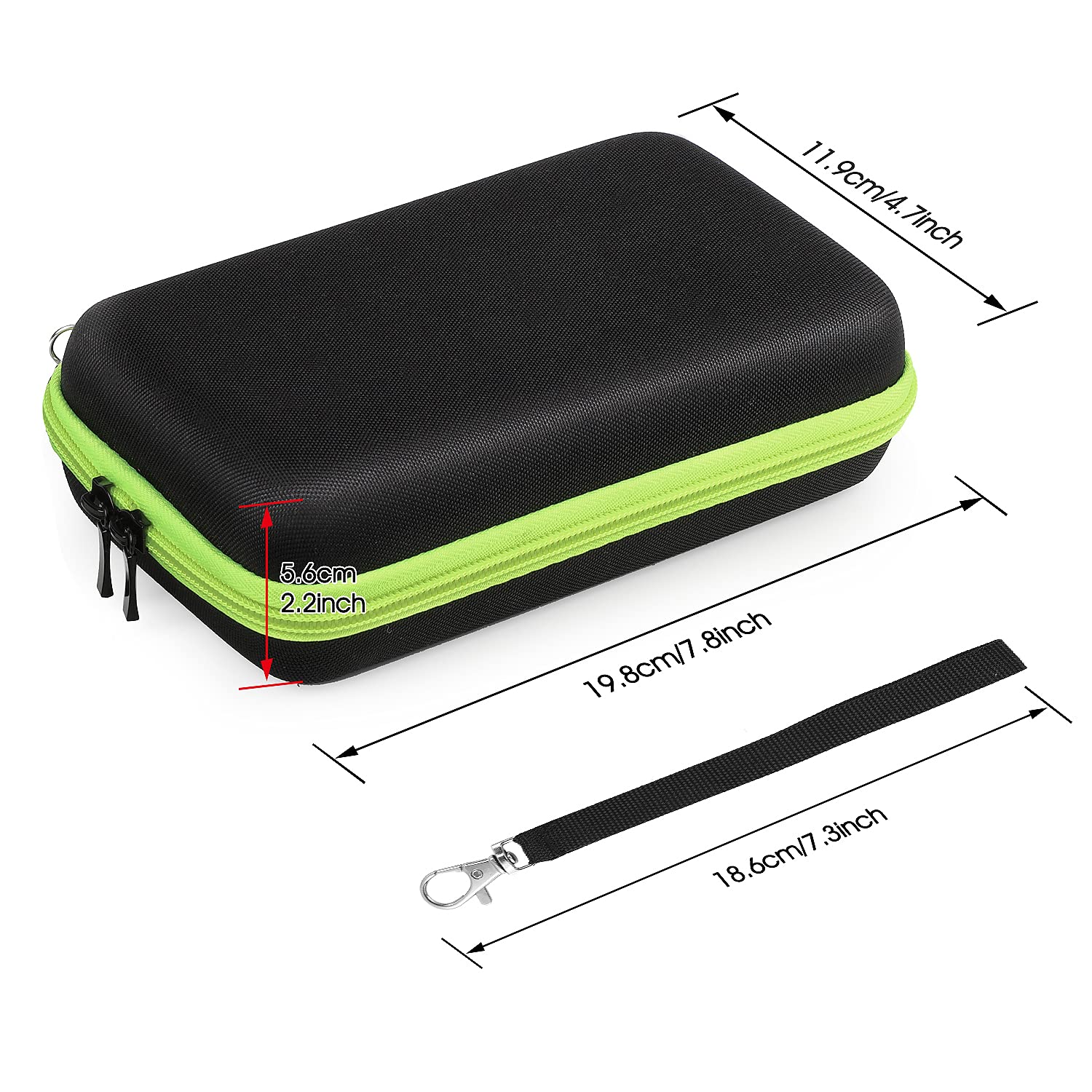 Hard Case for Philips Norelco OneBlade Pro QP6520/70 QP6510/70 QP6530/70 QP6550/70, Hybrid Electric Trimmer and Shaver Travel Case Protective Storage Bag (Only Case)
