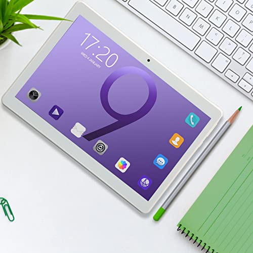 10.1 Inch Tablet, Gold 2.4G 5G WiFi Tablet PC 10 Core Front 500w Rear 1300w for 11.0 for Painting US Plug