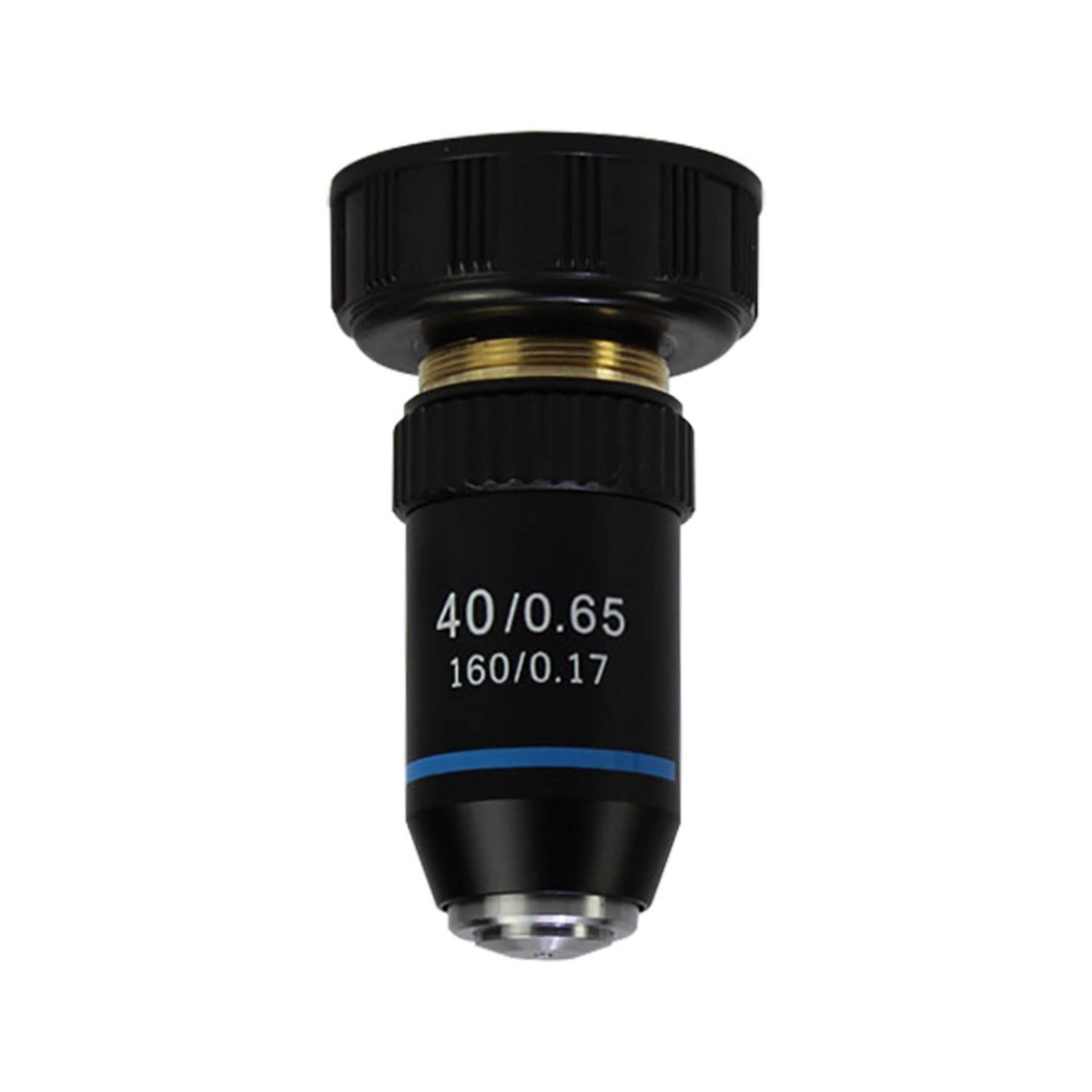 40X Microscope Objective Lens | DIN Standard 160/.17 | 20.2MM Interface | Lab Quality Objective Lens for Compound Biological Microscopes Y