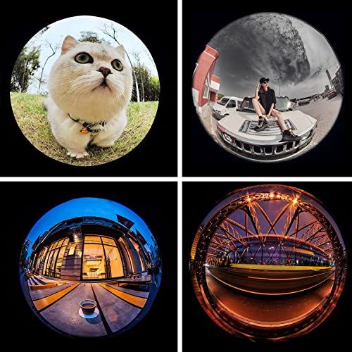 210° Fisheye Lens, Professional Cell Phone Lens for iPhone,Samsung,Pixel,BlackBerry,Ipad,Notebook,Etc,Fish Eye Lens