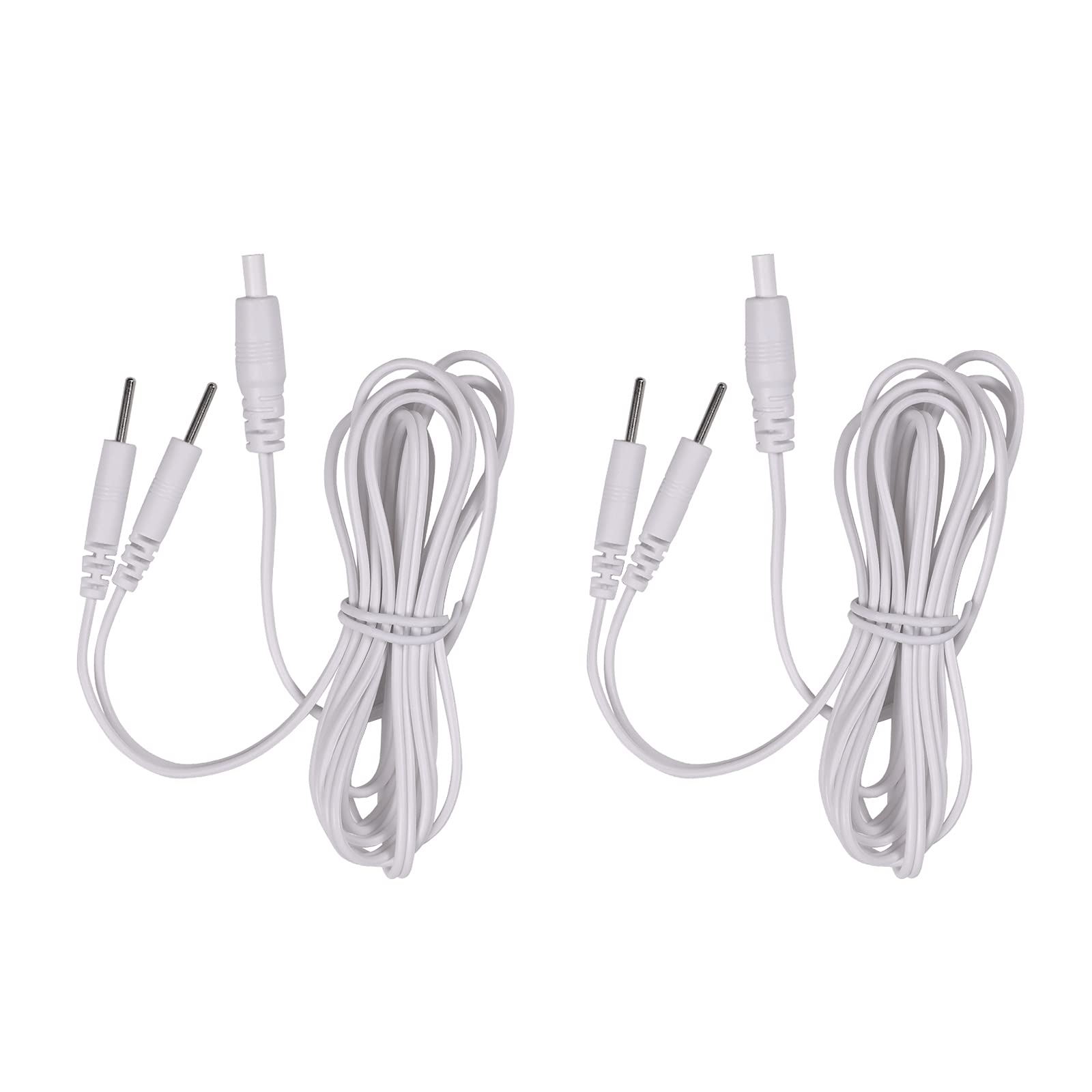 2 Count TENS Wires Pin Electrode Wires for TENS Unit Electrodes Cords Lead Wires TENS Cable