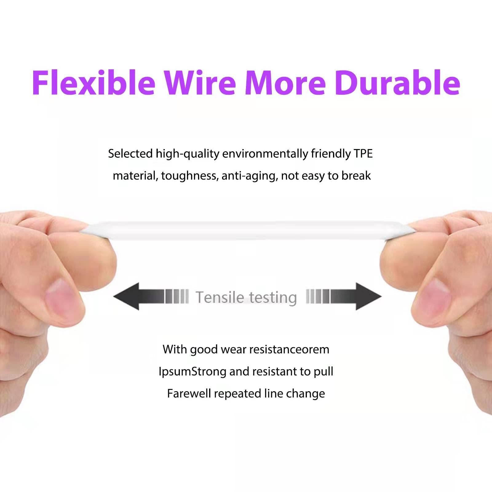 2 Pcs USB-A to USB-C Fast Charger Cable Cord for iPad Pro 12.9 Inch (3rd 4th 5th 6th Generation) 11 Inch 4th/3rd/2nd/1st Gen & New iPad Mini 6th Gen, iPad Air 4/5th Gen, for Stylus Pen Charging Cable