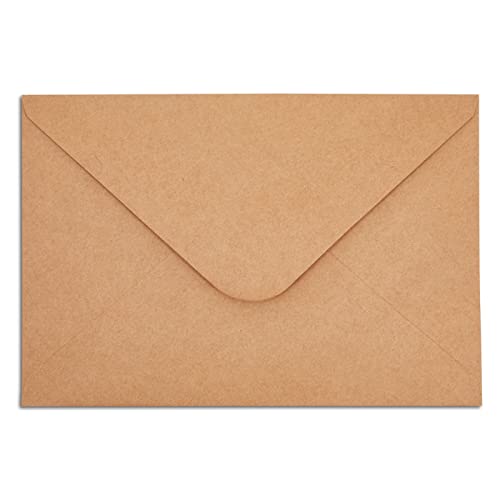 48 Packs Blank Brown Cards with Envelopes, 4x6 Printable Postcards for Wedding Invitations, Birthdays, Baby Showers