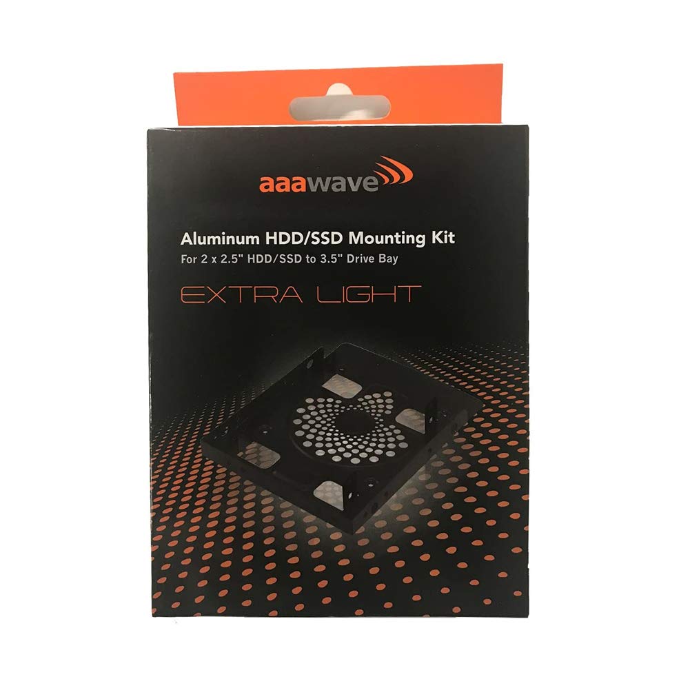 AAAwave Special Bundle - Crucial CT2000MX500SSD1T MX500 2TB Tray SATA 2.5" 7mm Internal Solid State Drive Aluminum HDD/SSD Mounting Kit