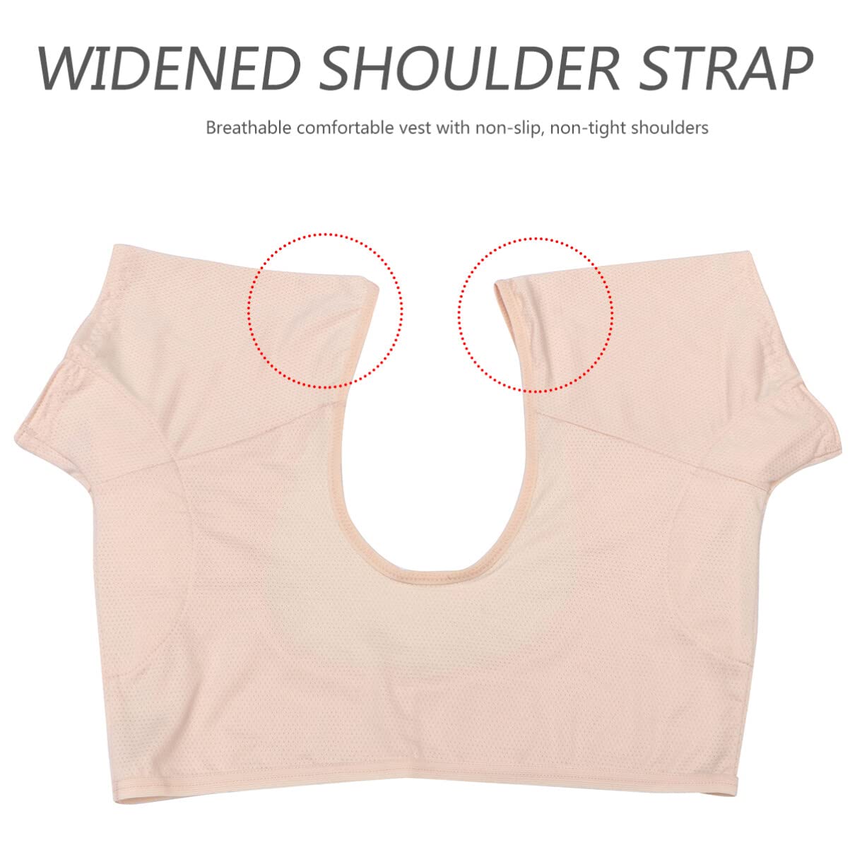 ARTIBETTER Women's Underarm Sweat Vest Guard, Washable Shield for Ladies (M) - Yellow
