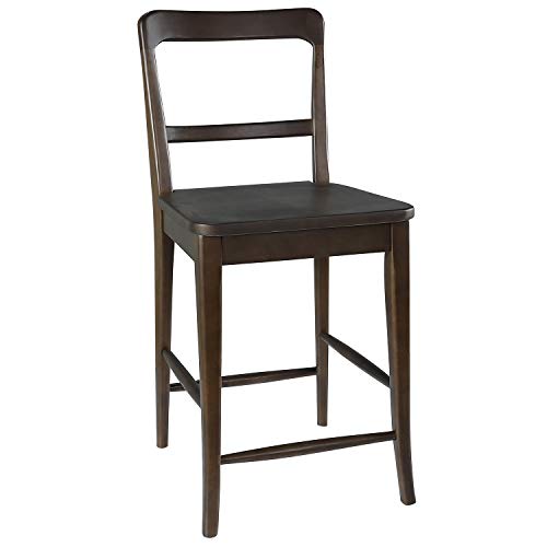 Amazon Brand ā Stone & Beam Modern Farmhouse Counter-Height Barstool, 39"H, Birch Wood, Brown