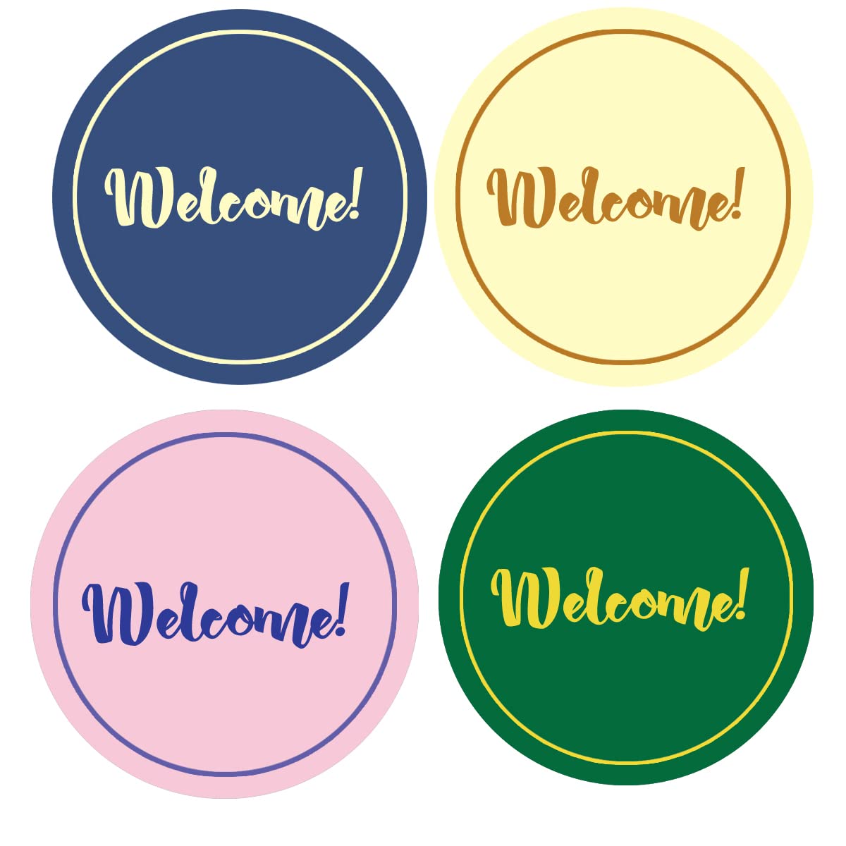 Welcome Greeting Stickers,New Homeowners Welcome Labels for Envelope Seals 2 Inch 504 Pcs Per Pack