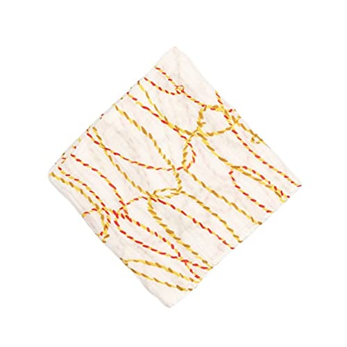 Red Rover Kids Cotton Muslin Swaddle - 47”x 47”- 100% Cotton – Machine Washable – Softer with Every Wash – Playful Designs -Soft, Breathable & Lightweight – Unisex (Lassos)