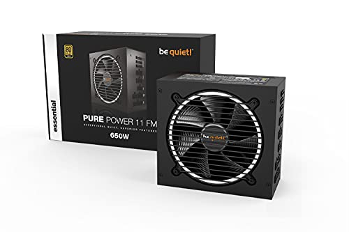 be quiet! Pure Performance Power 11 FM 650W ATX Quiet Performance Power Supply| 80 Plus Gold Efficiency | BN671