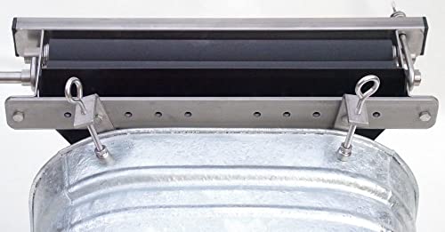 18 Inch Solid Stainless Steel Industrial Hand Wringer, Wisemen, Car Detailers, Washing Services, Clothes - Made in USA
