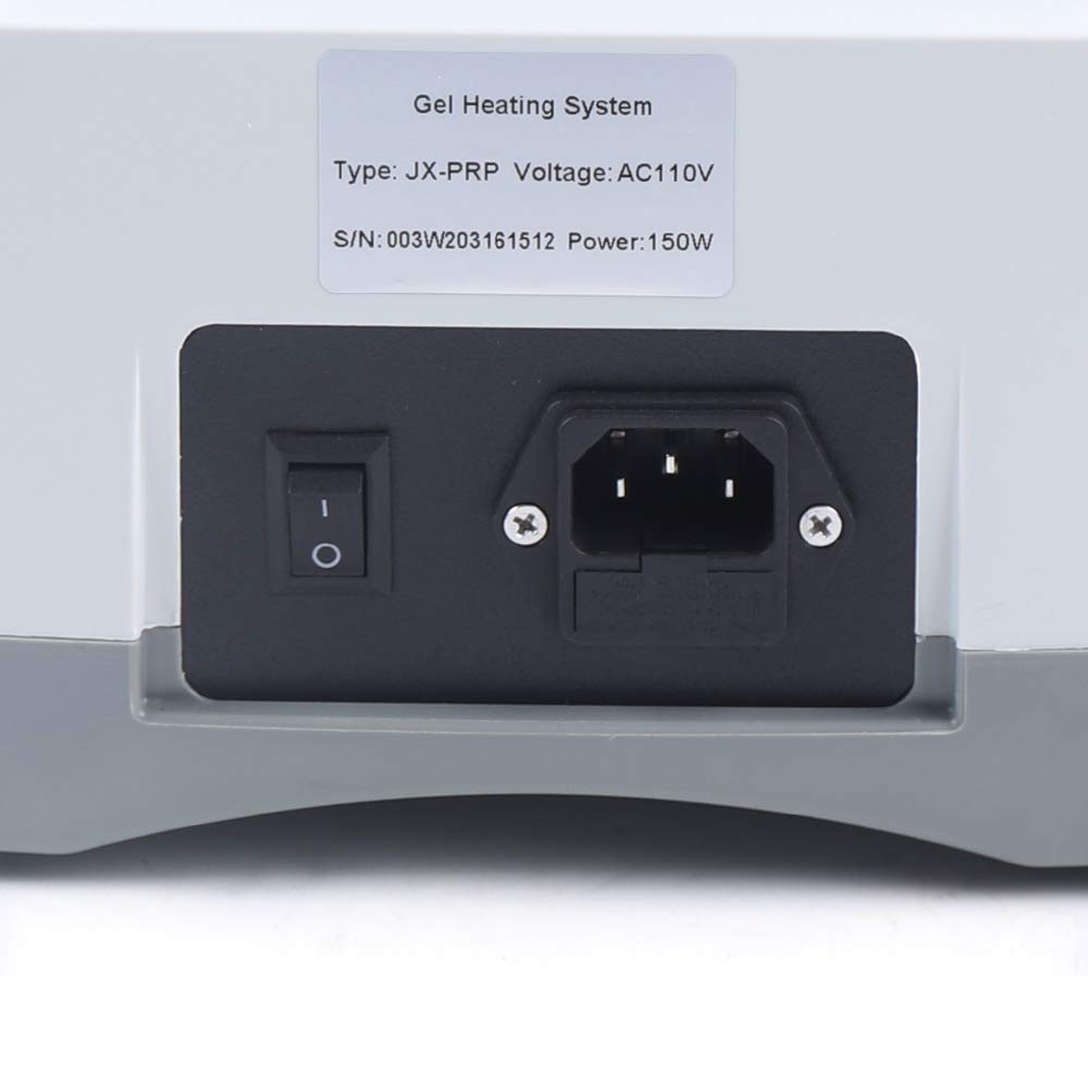 110V Gel Heating Machine - Portable 12 x 5ml PRP PPP Gel Maker Heater Plasma Bio-Filler Gel Making Instrument with Digital Display