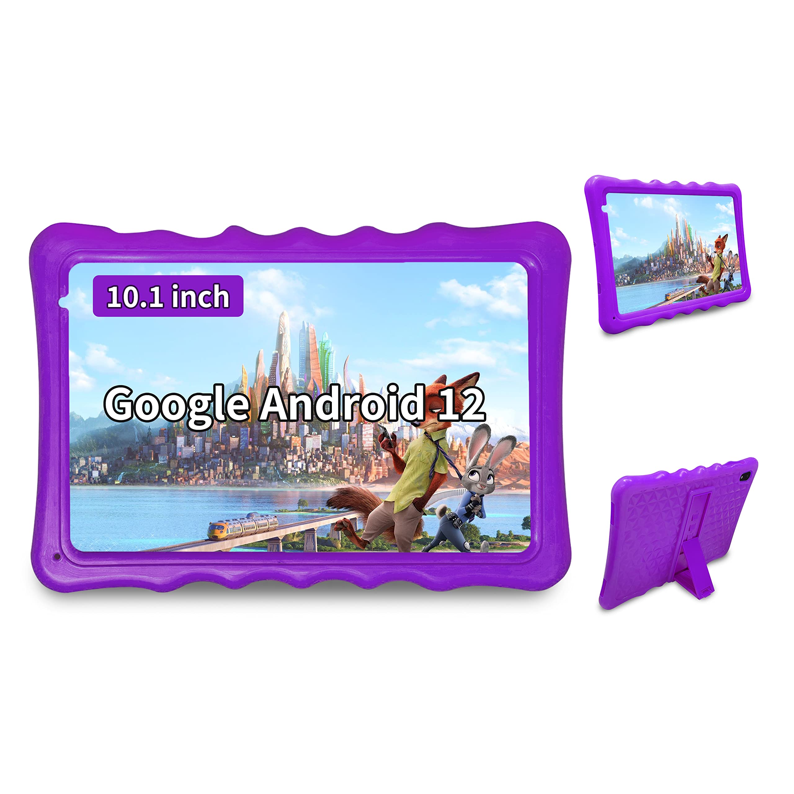 10 inch Kids Tablet, Android 12 Tablet for Kids,Google Tablet with 2GB RAM &32GB ROM,1280 * 800 IPS,2MP Front 5 MP Rear Camera,Kids Tablet with Colorful Kid-Proof Case,Ideal Kids Gift