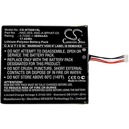 3.7V Battery Compatible with Nintendo HAC-003, HAC-A-BPHAT-C0, HAC-S-JP/EU-C0, Switch HAC-001