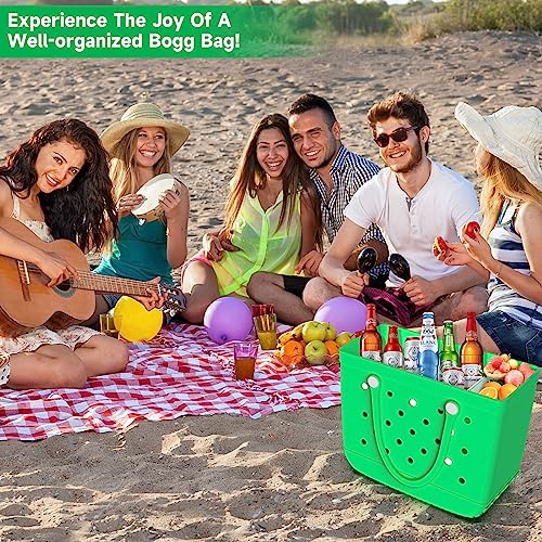 2PCS Divider Tray for Bogg Bag Accessories for Bogg Bags Compatible with BOGG Bag Original X Large Organizing Bags and Divide Space with Bogg Bag Accessories Inserts (White)