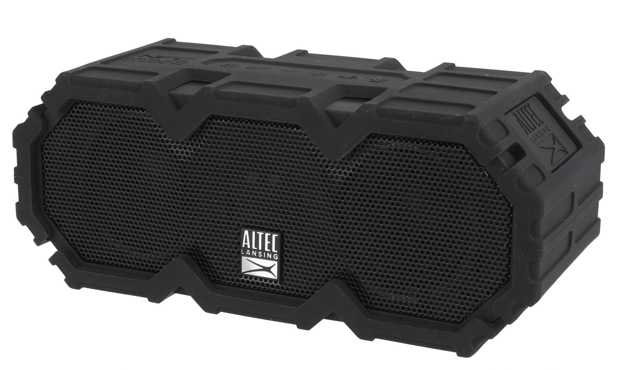 Altec Lansing LifeJacket 3 - Waterproof Bluetooth Speaker, Wireless & Portable Speaker for Travel & Outdoor Use, 30 Hour Playtime & 50 Foot Range, Black