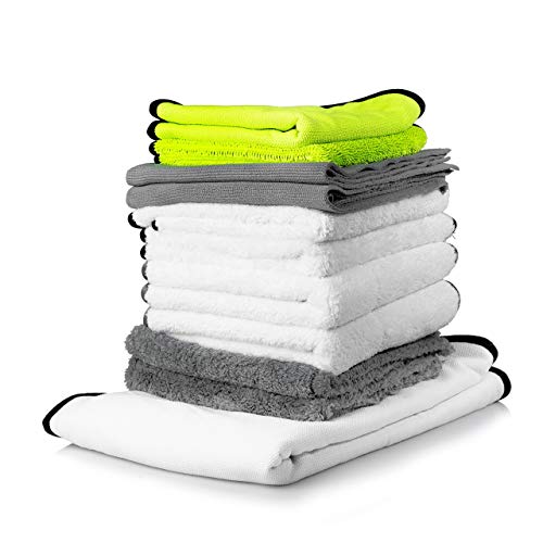 Adam's Microfiber Bundle - Great Kit to Restock on Microfiber - All of Our Bestselling Microfiber Towels (Complete Bundle)