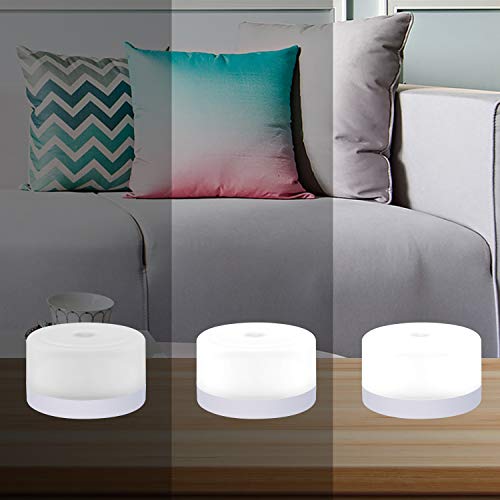 S SELDORAUK Touch Night Lights for Kids with Dimming Function, Rechargeable Baby Nursery Night Light, Dimmable Bedside Lamp for Breastfeeding and Sleep (White, 2Pack)