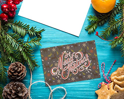 36 Pack Merry Christmas Greeting Cards with Envelopes, Assorted Designs, 4x6 in