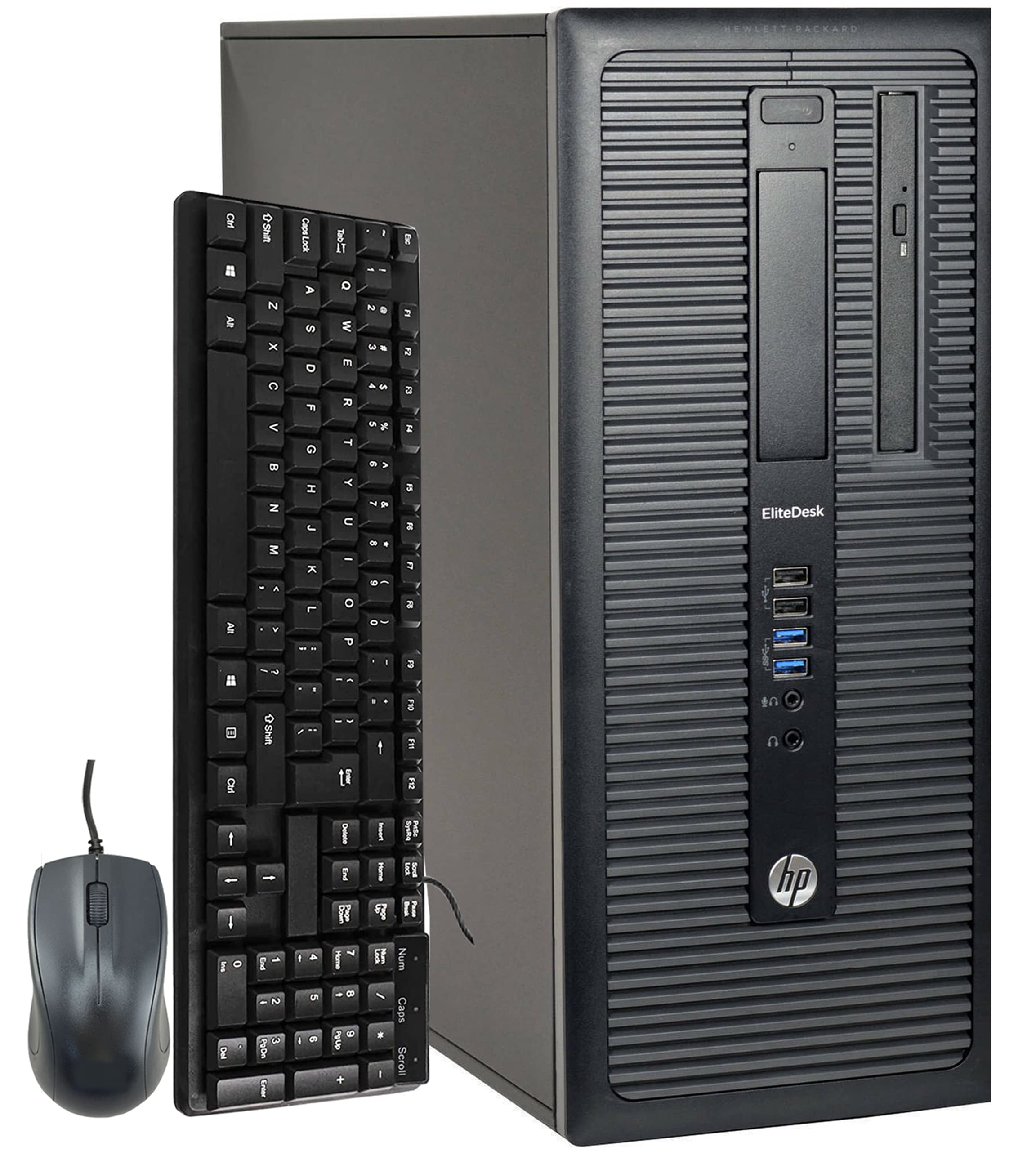 Hp EliteDesk 800 G1 Tower Computer Desktop PC, Intel Core i5 3.2GHz Processor, 16GB Ram, 512GB M.2 SSD, WiFi & Bluetooth, HDMI, Nvidia GeForce GT 1030 DDR5 2GB, Windows 10 Pro (Renewed)
