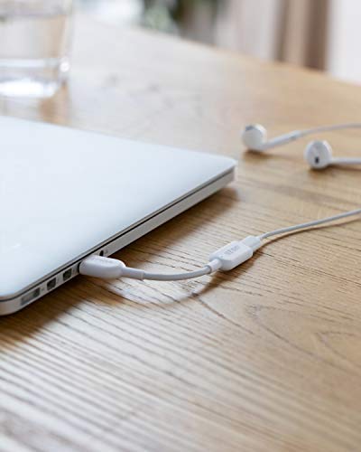 Anker USB-A to Lightning Audio Adapter Cable, MFi Certified Female Lightning Dongle, Supports Volume Control and Mic for Headphones, Earphones, Earbuds, and More.