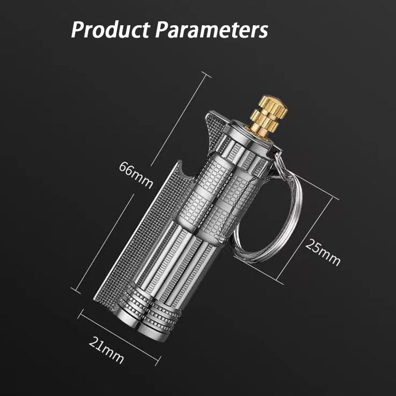 10,000 Times Match Lighter, Can Be Filled with Kerosene, Easy to Carry, Suitable for Gas Field Use, Indoor Outdoor (Color : C3)