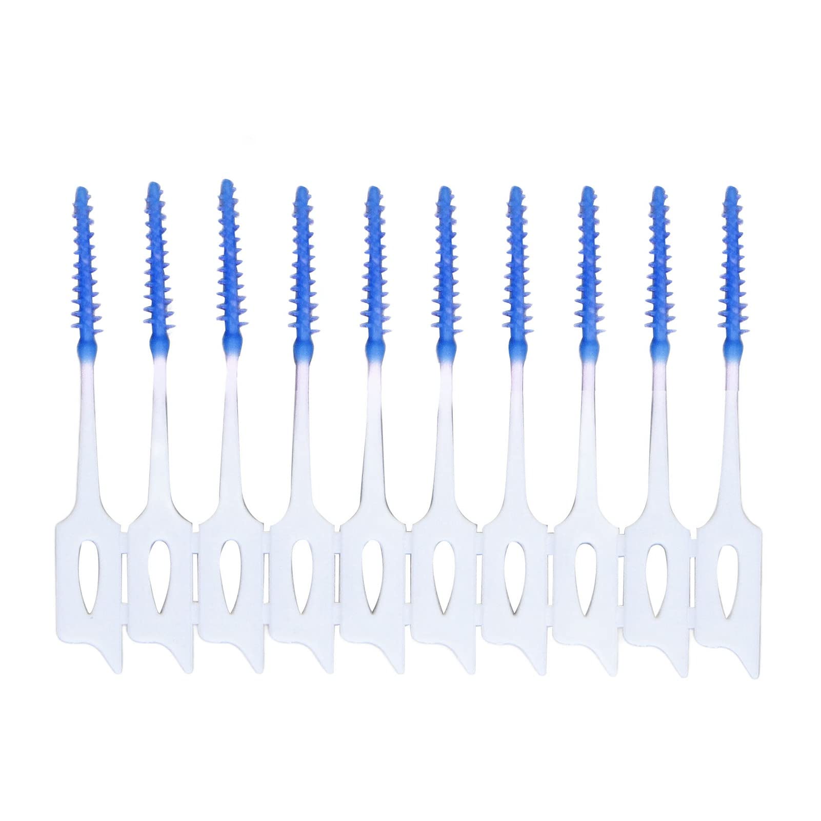 160pcs Interdental Brush Soft Dental Floss Toothpicks for Oral Care Adults Children(Blue)