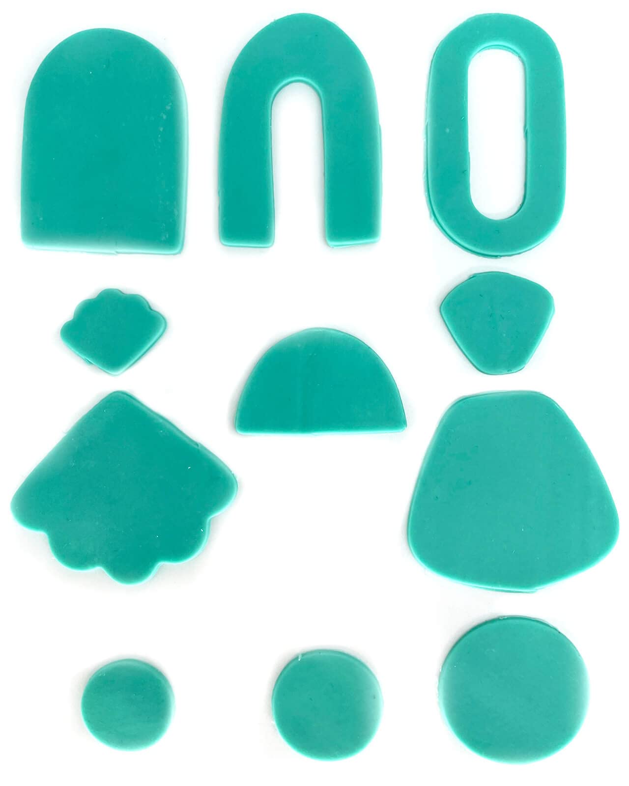 11Pcs Polymer Clay Cutters, iButliv Classic Shapes Clay Earring Cutters Molds for Polymer Clay Jewelry Pendant Necklace Making, Minimalist Geometric Shape Cookie Cutters