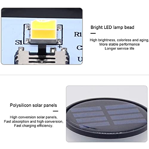 1PCS warmwhite coldwhite LED Solar Light Outdoor Waterproof Wall Light Corridor Decorative Atmosphere Lights for Home Garden
