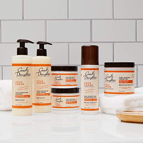 Carol’s Daughter Coco Creme Curl Perfecting Water Coco Mist, with Coconut Water, Silicone Free Curl Refresher Spray, Paraben Free Curl Activating Mist for Very Dry, Curly To Coily Hair, 5, 8.4 Fl Oz