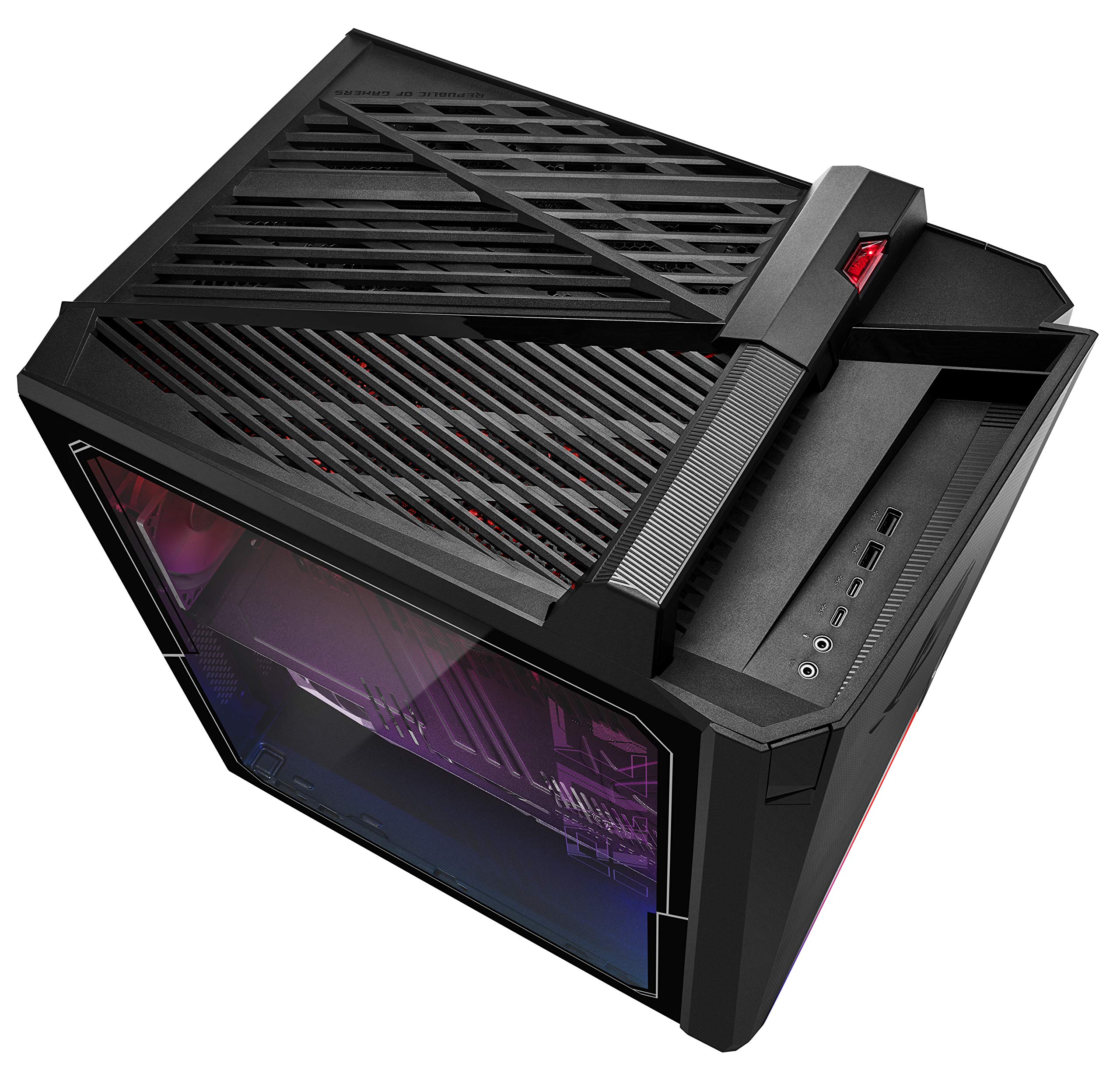 ASUS ROG Strix G35CZ Gaming Desktop PC, GeForce RTX 3080, Factory Overclocked Intel Core i9-10900KF, 32GB DDR4 RAM, 1TB PCIe SSD + 1TB HDD, Dual Hot-Swap SSD Bays, Windows 10 Professional, G35CZ-XH988