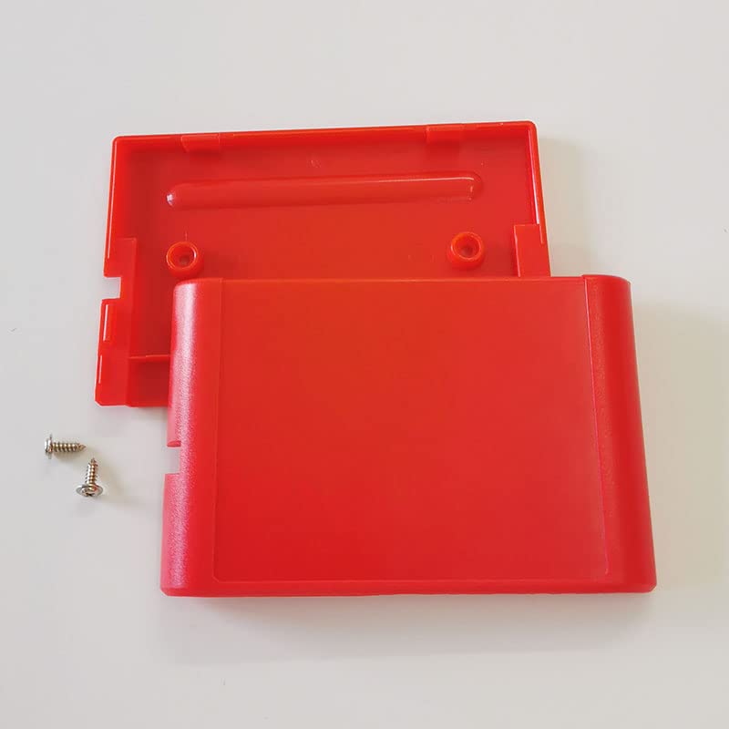 10/pcs Replacement Game Card Shell for Sega Game Cartridge Cover Plastic Case Red Shell
