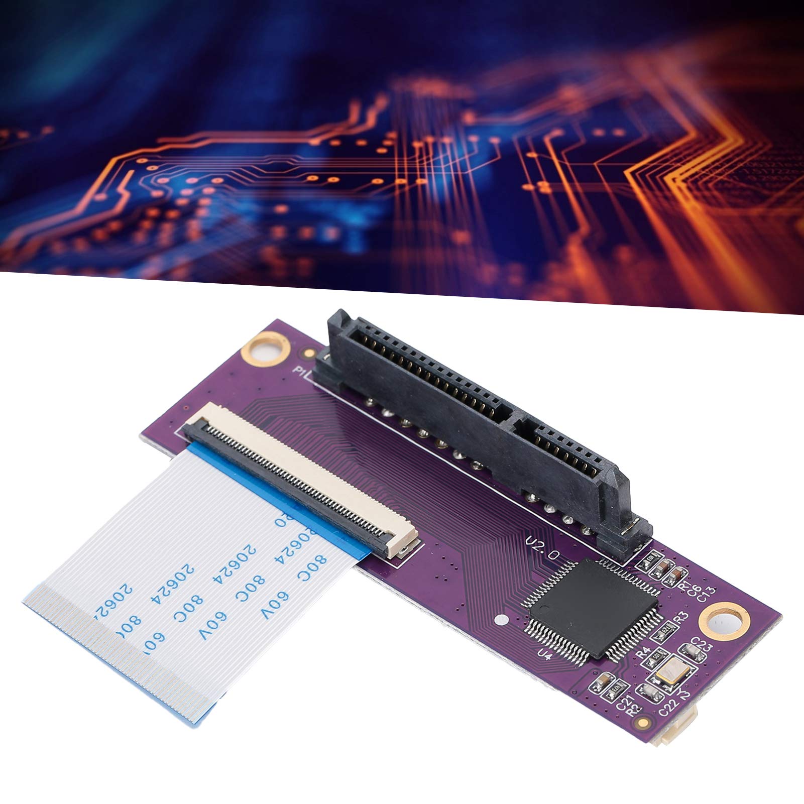 Yunseity Adapter, Upgrade IDE to Adapter, PCB Converter or Optical Drive Network Adapter Converter Kit for PS2 IDE Original Network Adapter for Game