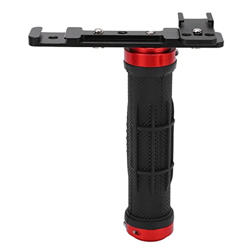 1/4 Inch Handheld Stabilizer Holder, Alloy Handheld Holder Stand Multi Purpose Universal for LED Video Light for Action Camera for Smartphone