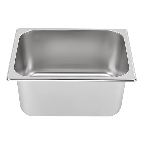 3 Pack Full Size Hotel Pan with Lid Set,1/2 Size 4 Inch,6 Inch Full Size Pan Perforated Steam Pan Steam Table Pan Cover Restaurant Supplies for Kitchen, Steam Table Tray