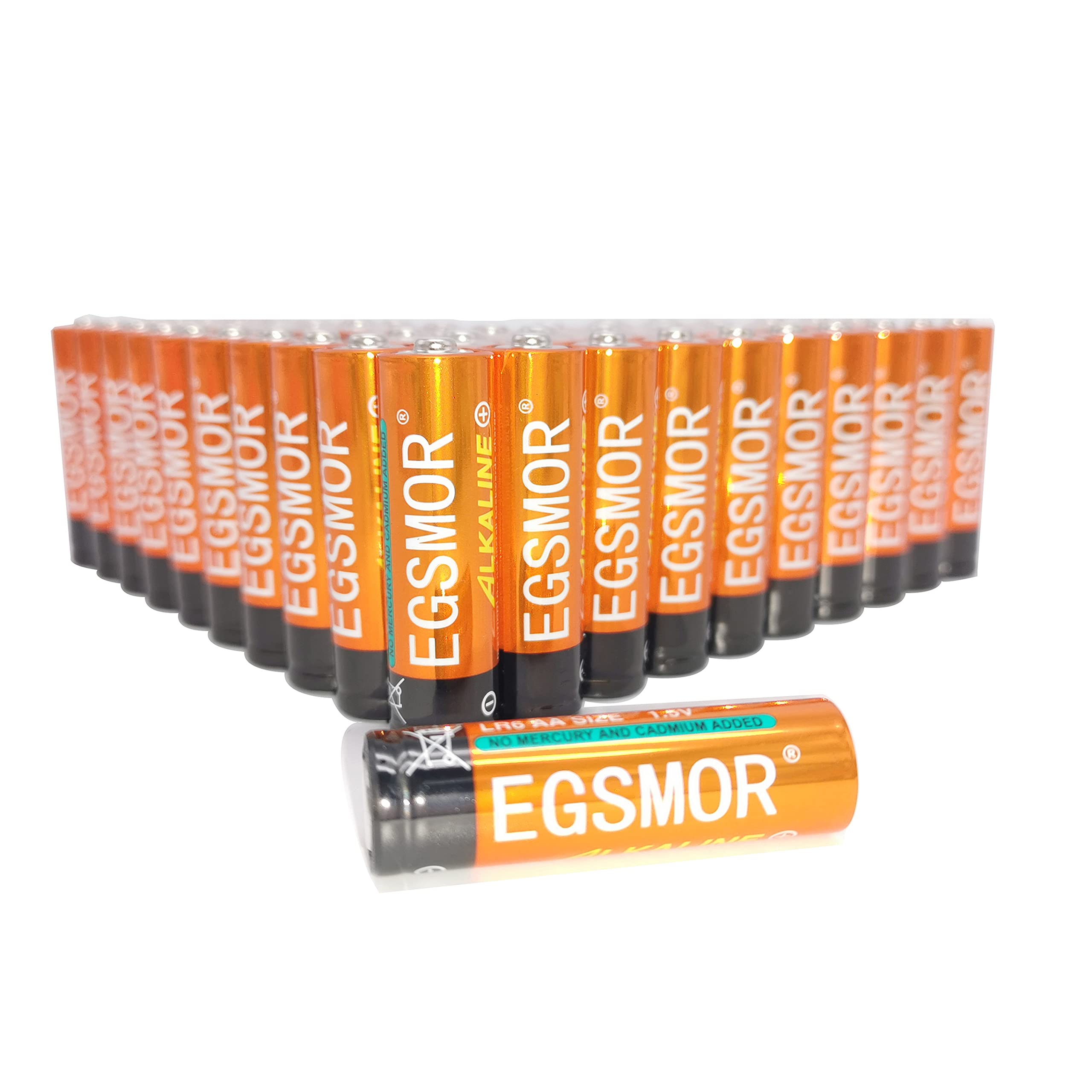 AA Long Lasting High-Performance Alkaline Batteries,AA Alkaline Batteries for Household,Office Devices and Business (AA+ 4 Count)