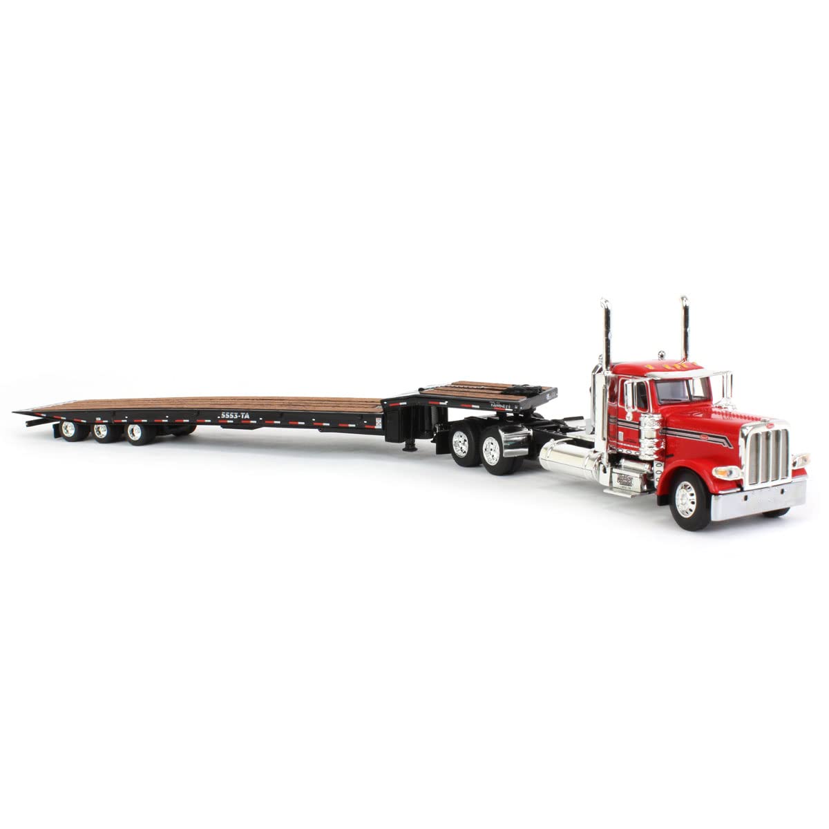 1/64 Peterbilt 389 Day Cab with Headache Rack & Talbert 5553TA Trailer, Binkley & Hurst 60-1446